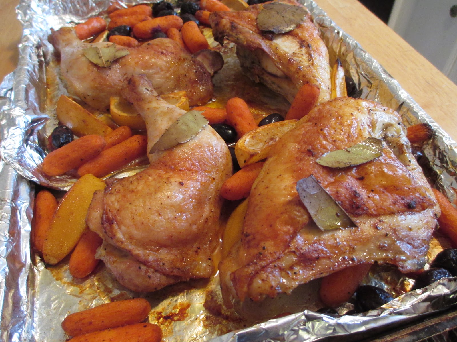 "So what are you making for dinner?": Roasted Chicken and Carrots with ...