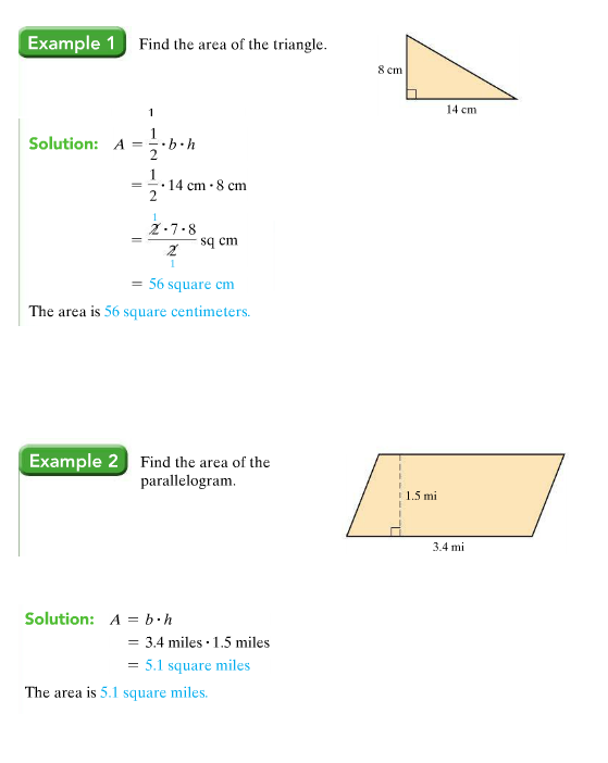 Math Teacher blog: Geometry Finding area