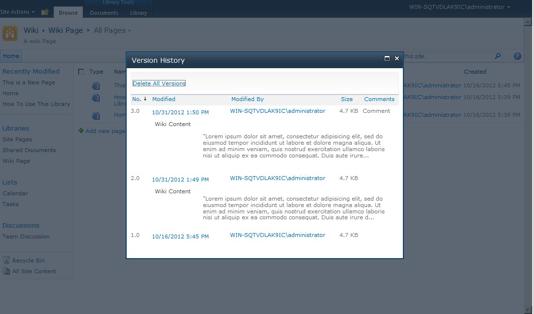Share the Point: Create and Edit a Wiki in SharePoint Foundation