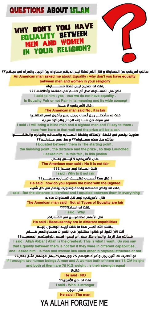 Islam: Questions about Islam 3?