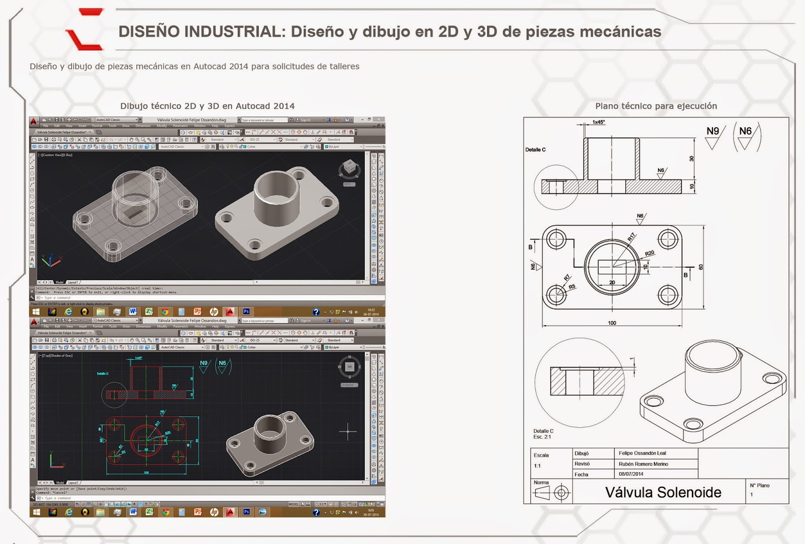 Diseño Industrial, CAD, 3D y Producción