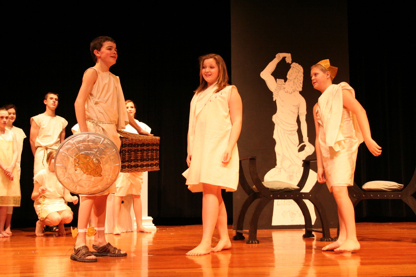 "Circus Olympus" ... Greek Theatre!: Perseus & Medusa Production Photos