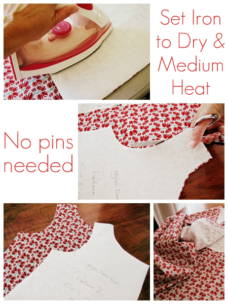 The Haby Goddess: Cutting sewing patterns the easy way.