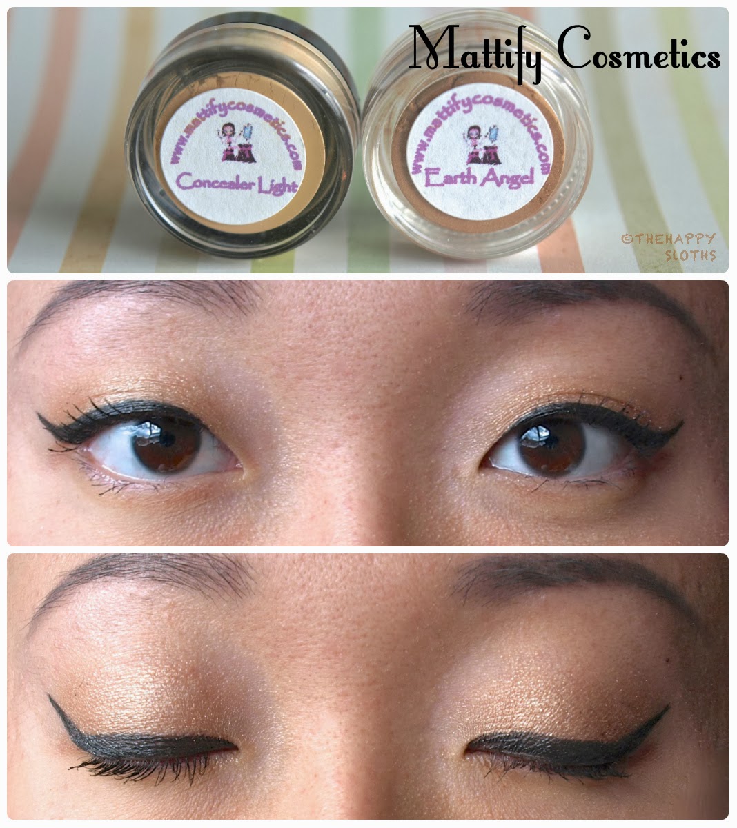 Mattify Cosmetics Concealer in "Light" & Loose Eye in "Earth Angel ...