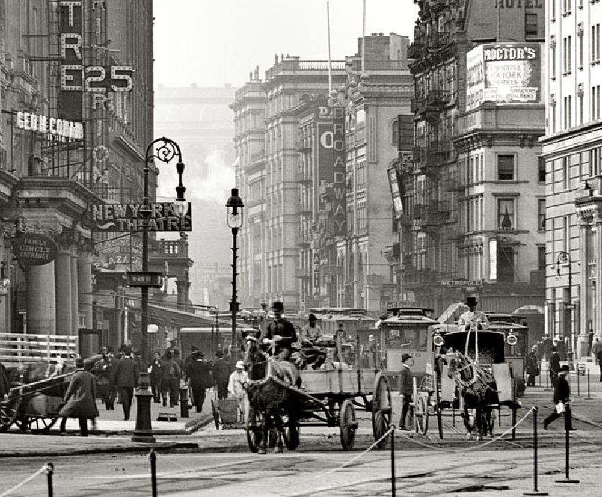 New York - History - Geschichte: Longacre Square