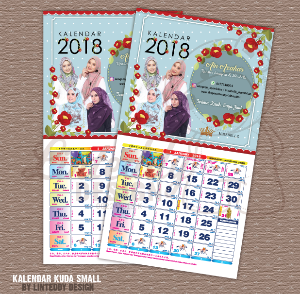 linTeddy Design: Kalendar Kuda (CLOSED NOW)