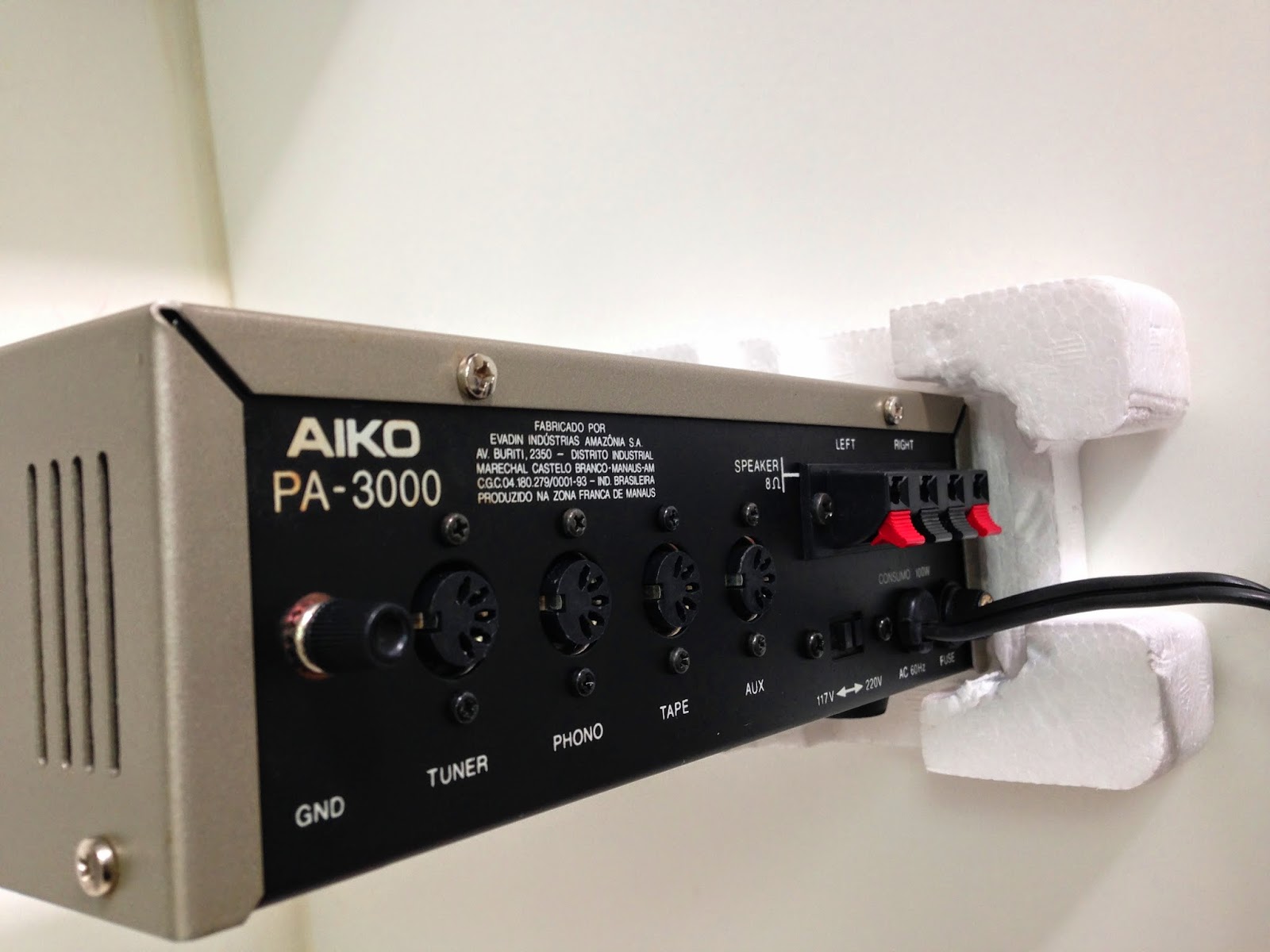 Página do Tempo/Janela do Tempo: Micro System Aiko S 3000 - Novo Exemplar