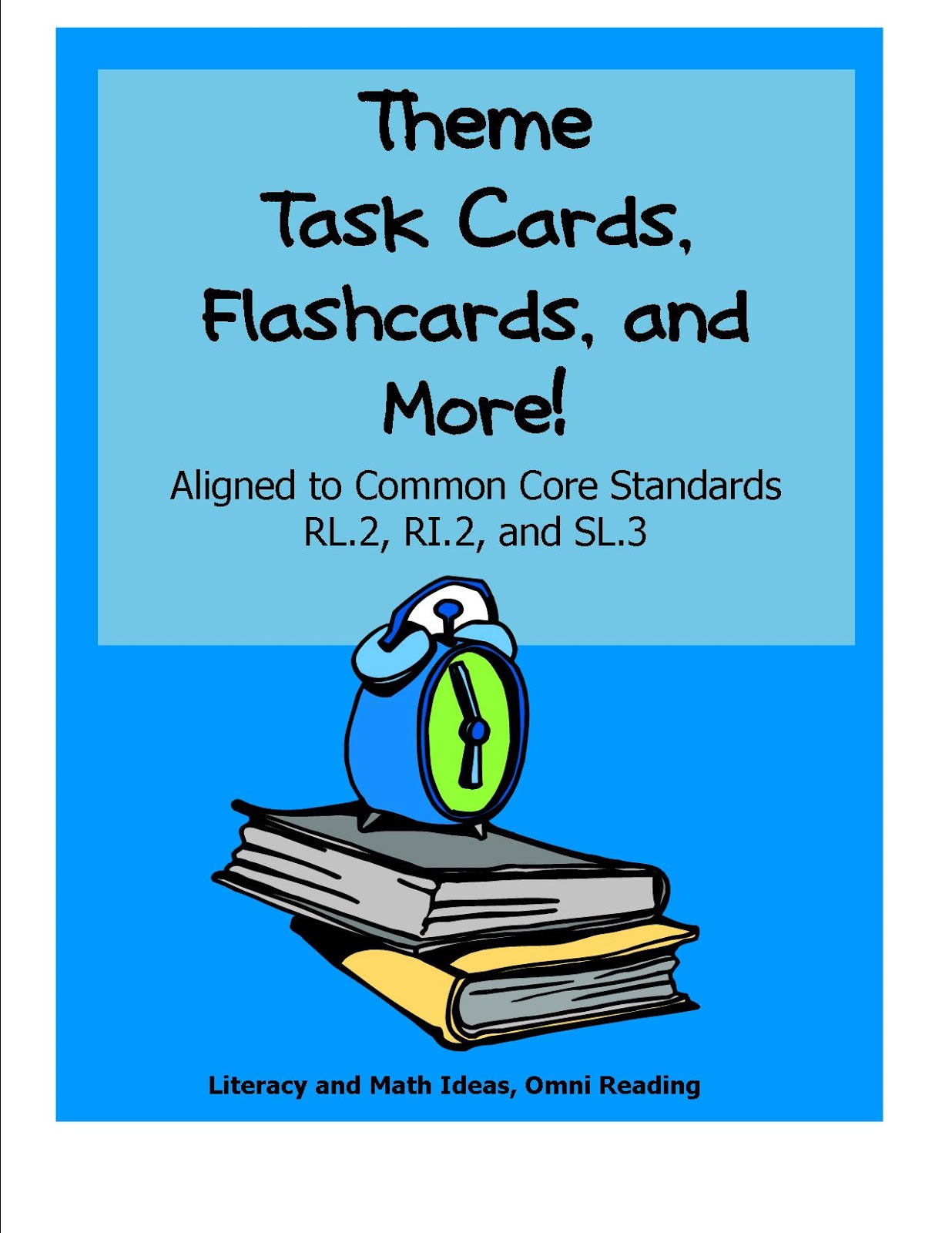 Literacy & Math Ideas: TASK CARDS TO TEACH THE THEME OF A TEXT