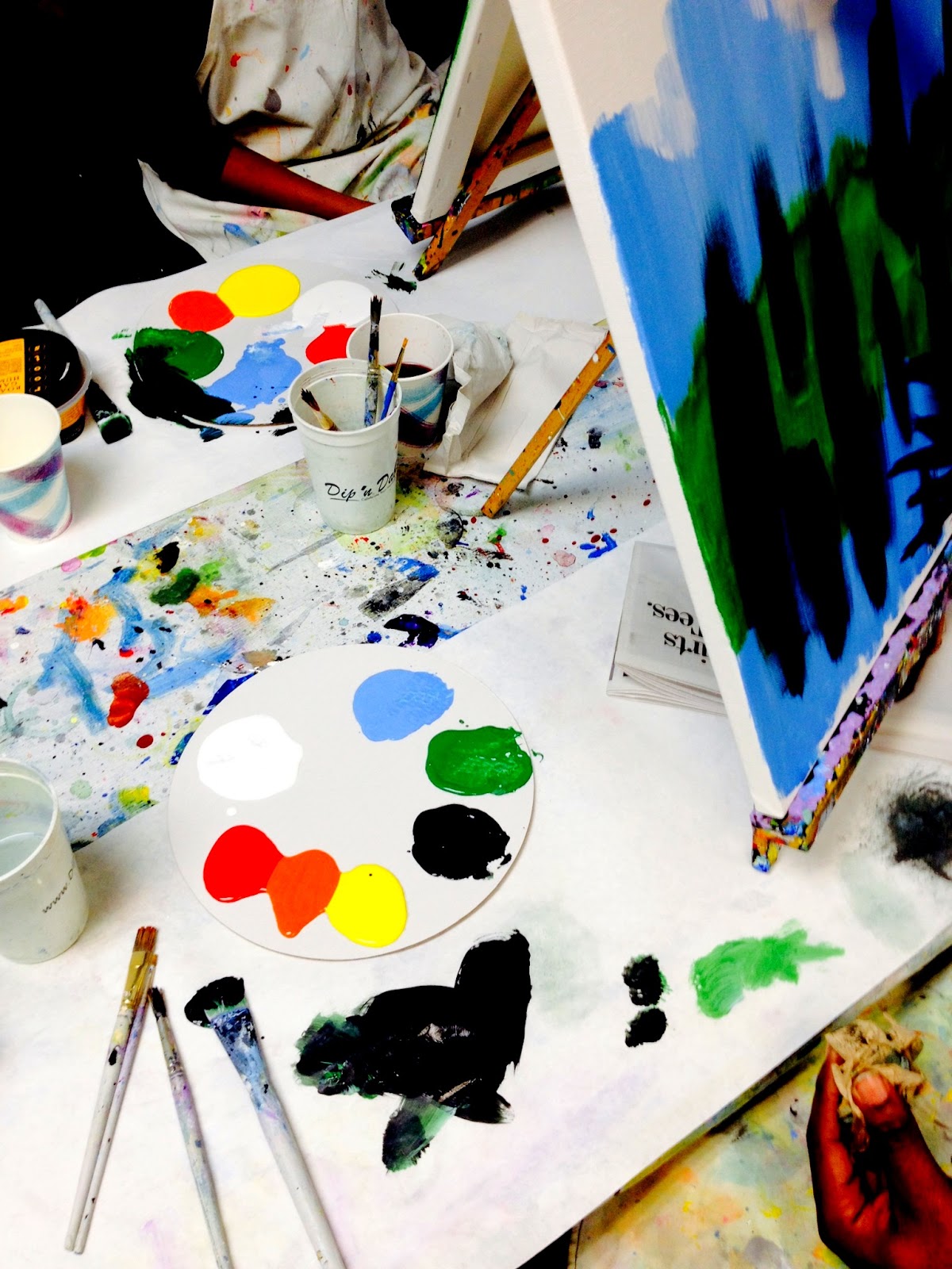 Real College Student of Atlanta: BYOB Painting in ATL {Dip 'n Dab}