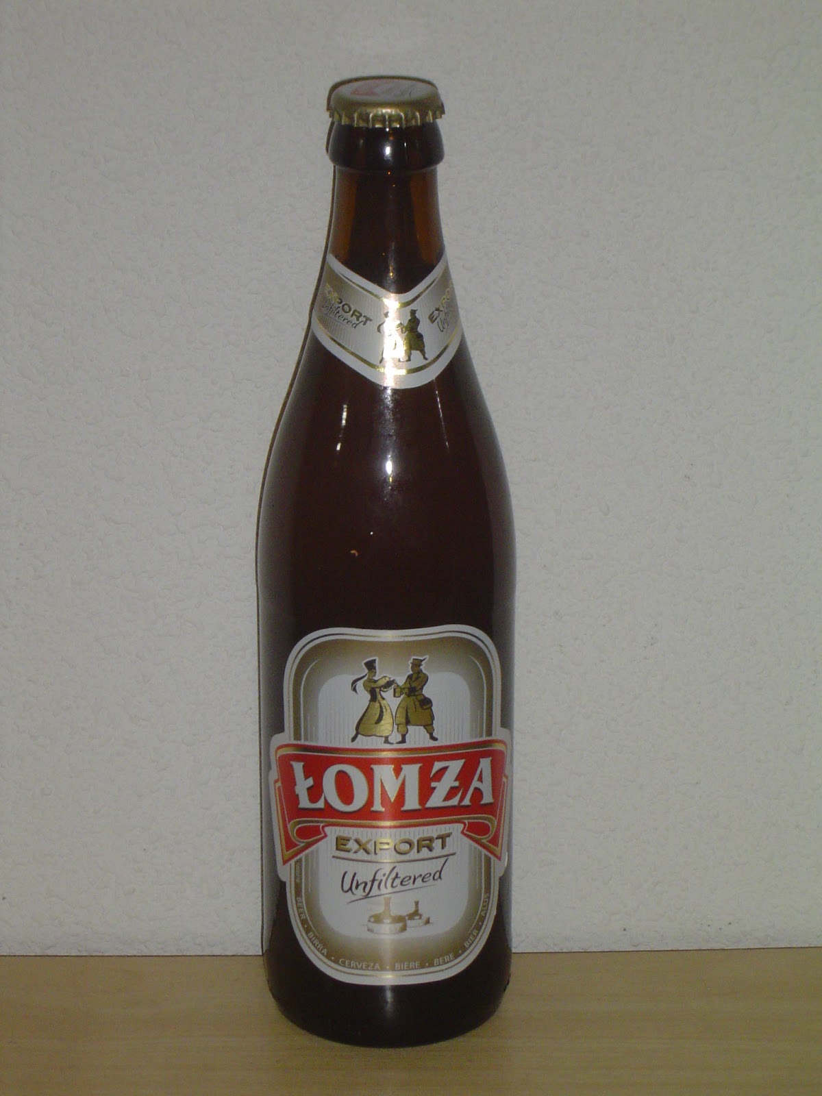Coleccionando cervezas: Lomza Export Unfiltered
