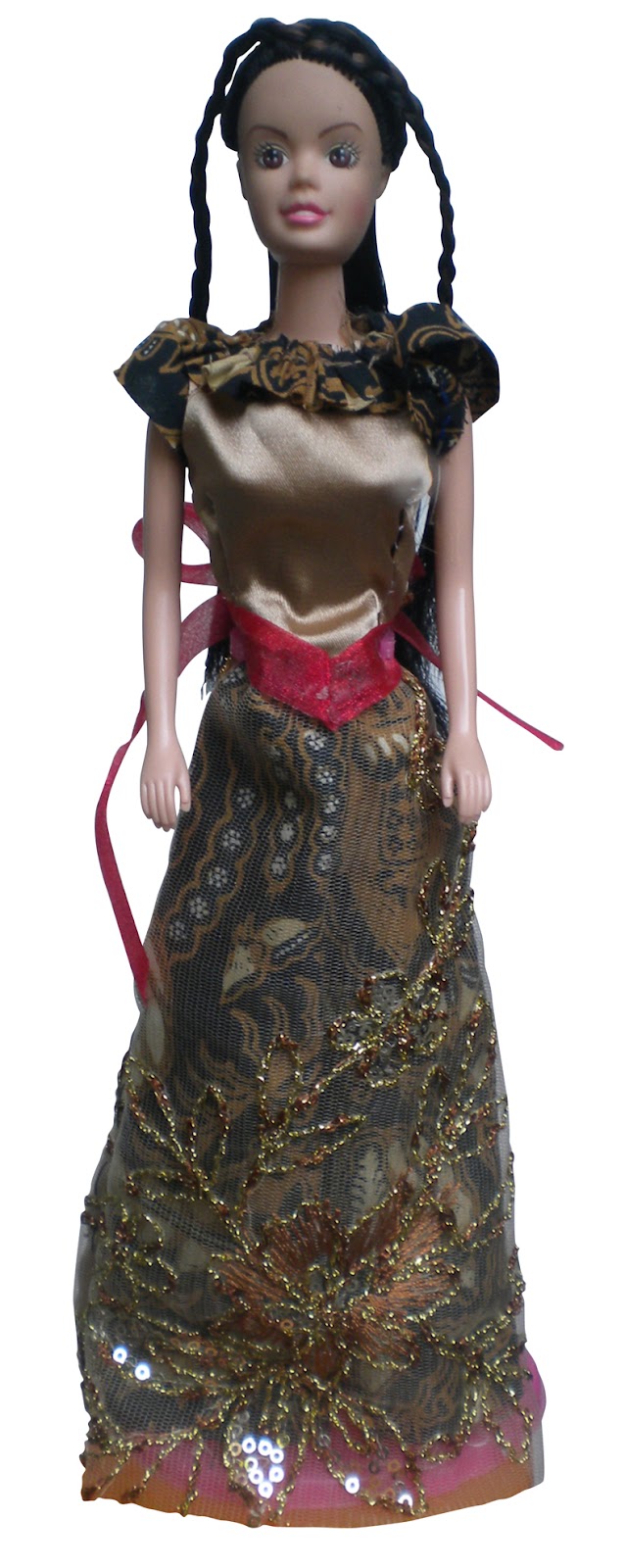 Barbie Batik Princess Sekar: Gaun Pesta Batik