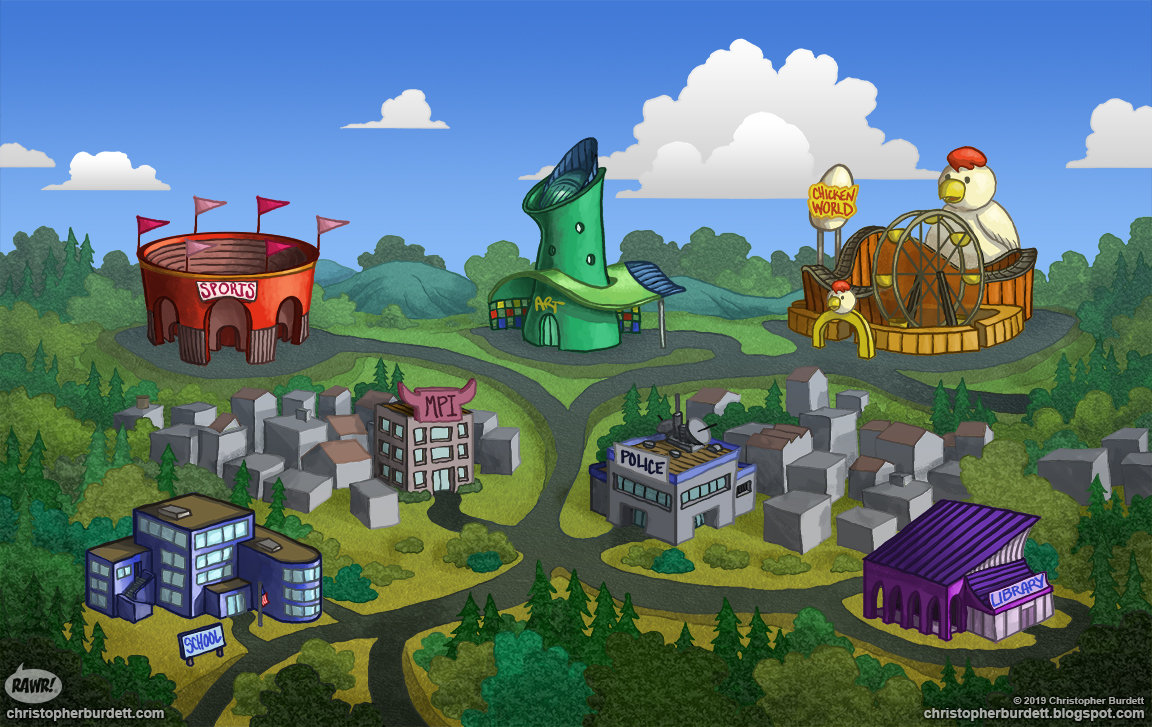 The DOODLES, DESIGNS, and aRT of CHRISTOPHER BURDETT: Monster P.I.