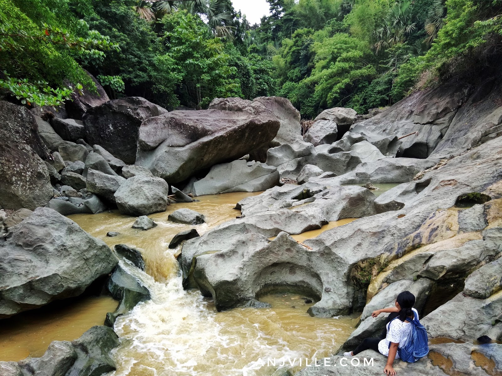 "Third time in Mulao River and I still feel happy to be here."