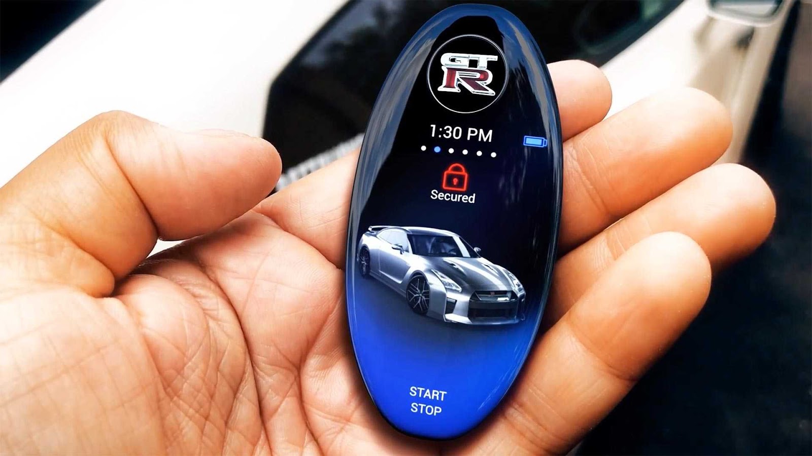 Nissan Clube: Hi-Tech Nissan GT-R Key Fob Concept