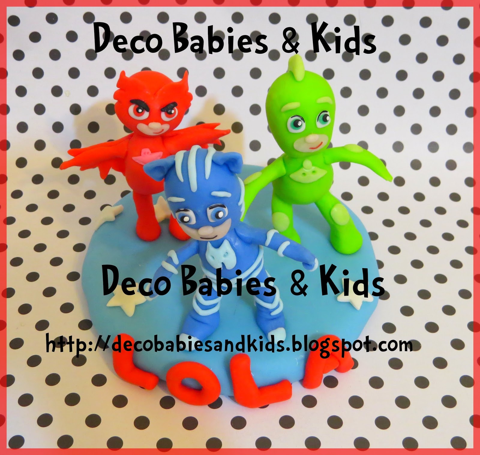 Deco Babies & Kids: Adorno Héroes en Pijamas - Pj Mask