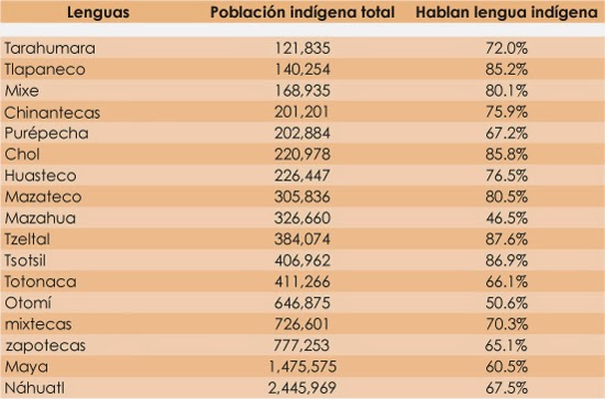 Grupos etnicos de mexico