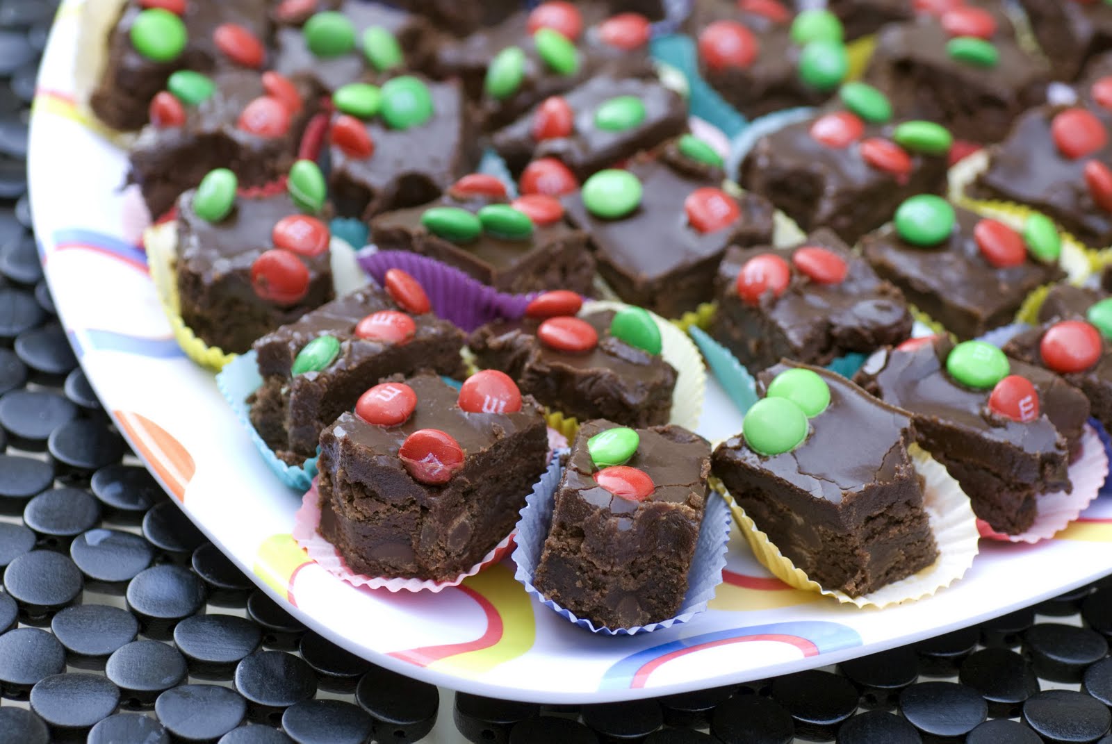 M m Frosted Brownies m-m-frosted-brownies
