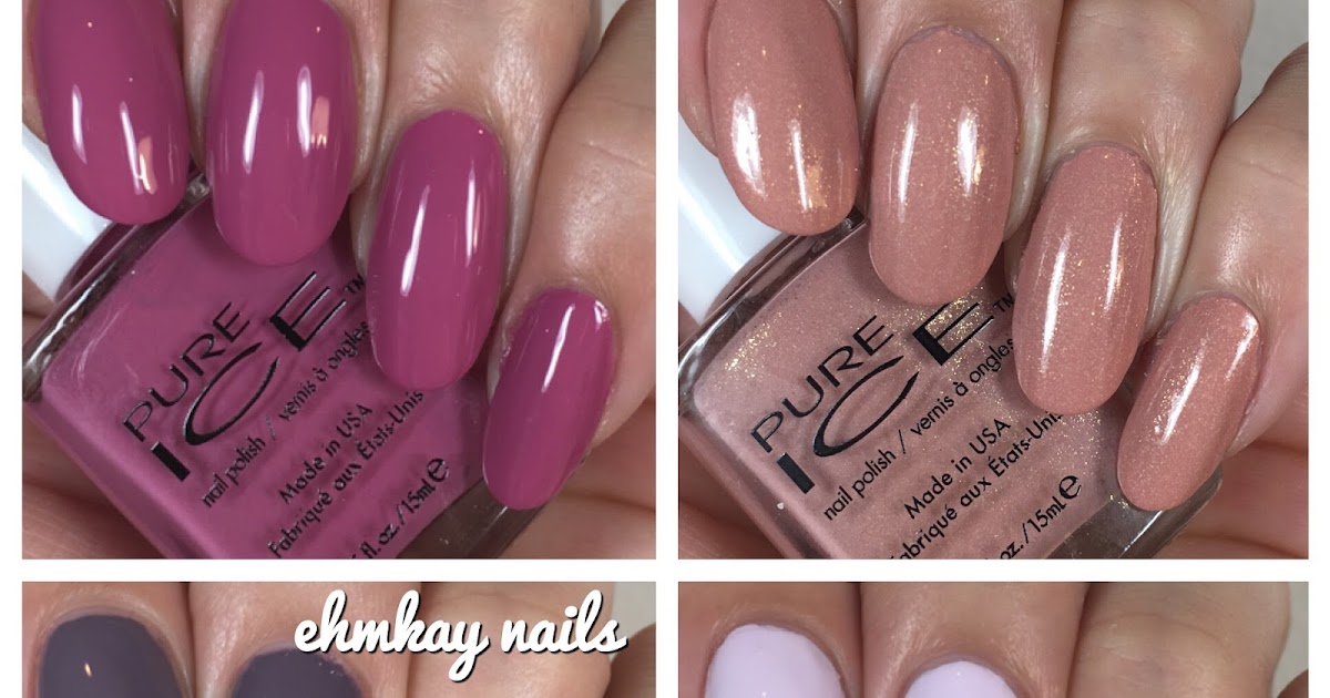 ehmkay nails: Pure Ice All Class Color Collection: Swatches and Review