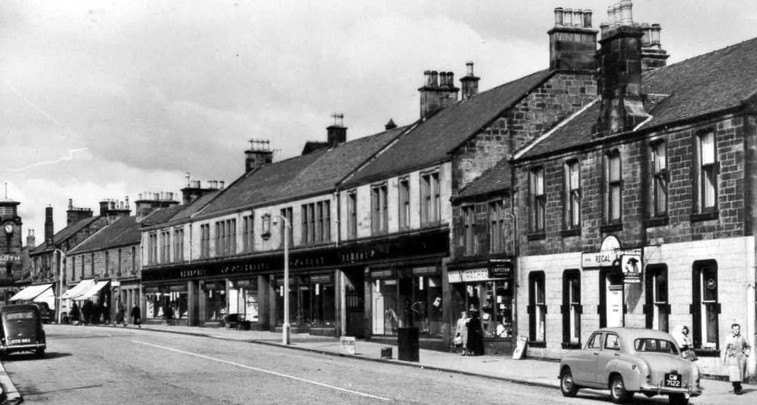 Tour Scotland: Old Photograph Shops West Main Street Armadale West ...