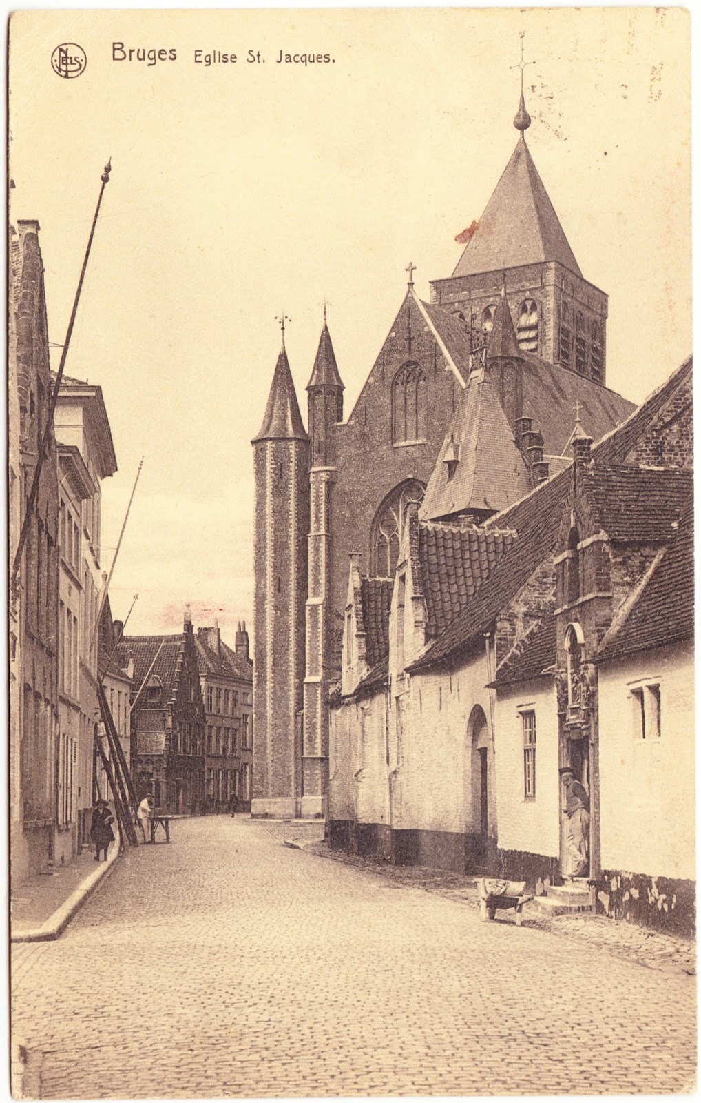 Papergreat: 1920s postcards: A walkable street and an adventurous path