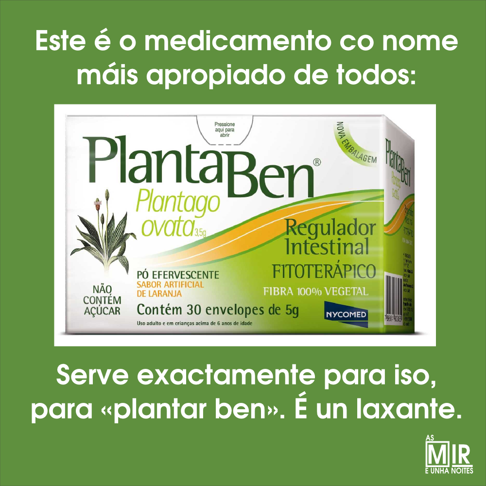 Plantabén, o medicamento que non engana | As MIR e unha noites