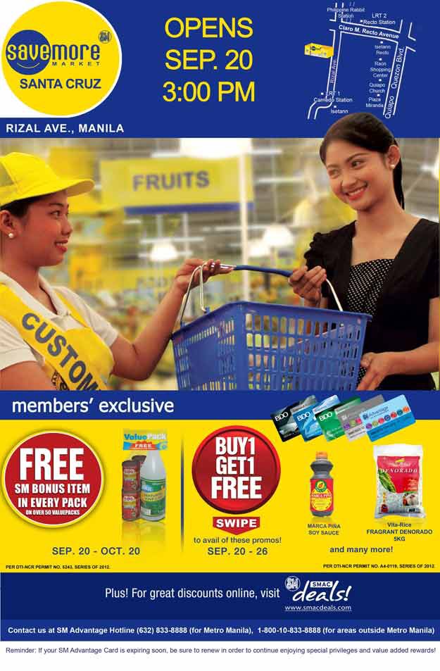 Great Promo from Save More Market Santa Cruz ~ Promos & Event PH