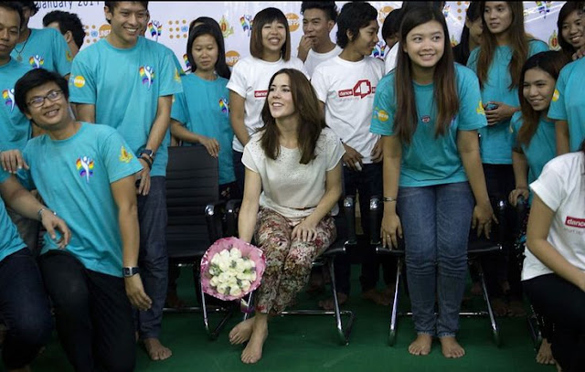 Crown Princess Mary Visit Myanmar - Day 1