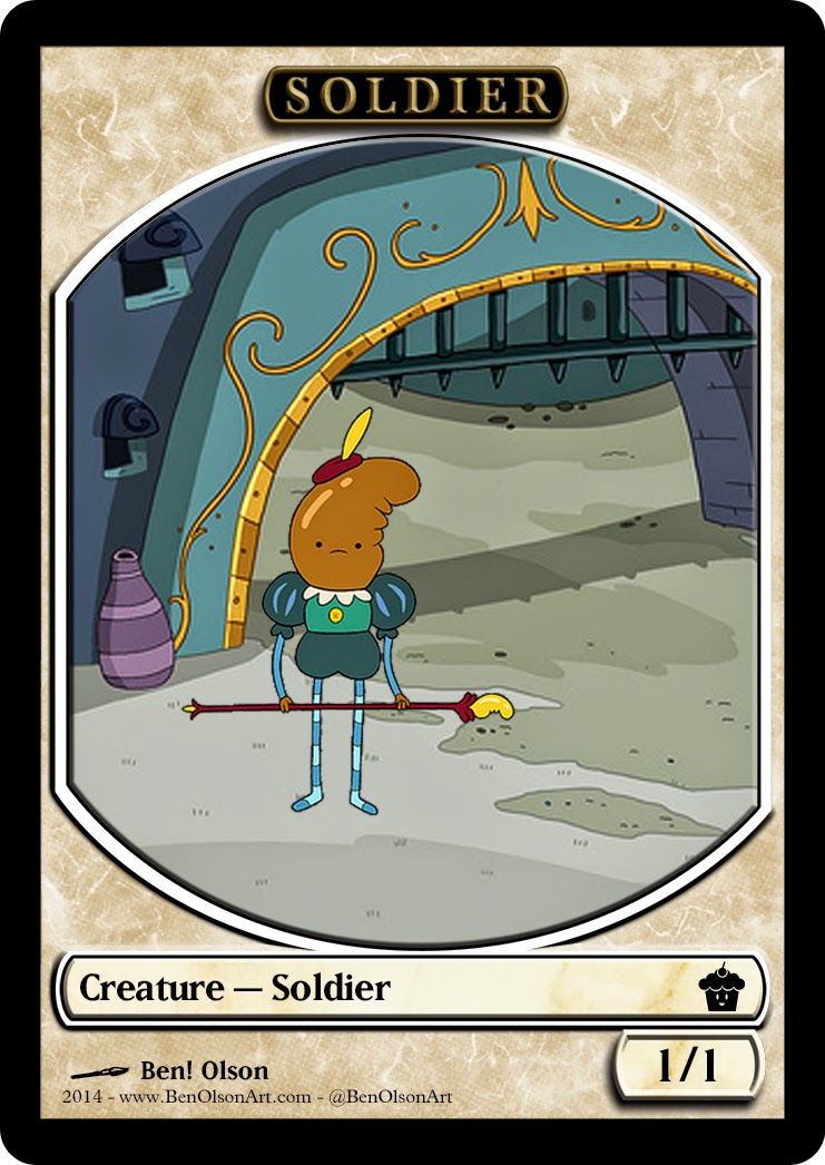 Ben! Olson Art and Design: Adventure Time + Magic the Gathering Tokens!
