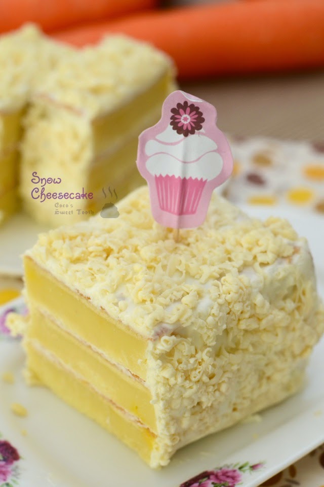 Coco's Sweet Tooth ......The Furry Bakers: Snow Cheesecake