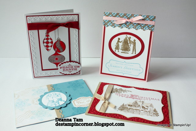 De Stampin' Corner: Christmas Cards Stamp A Stack