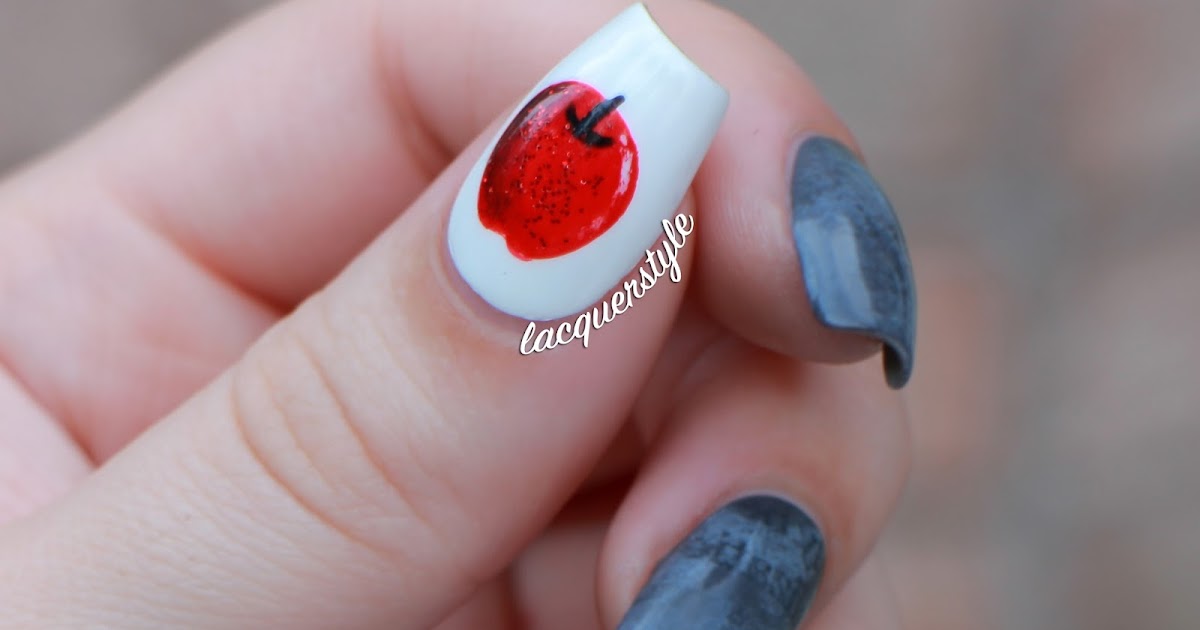 Lacquerstyle.com: Vintage Newspaper Nails & An Apple Nail Art Tutorial!