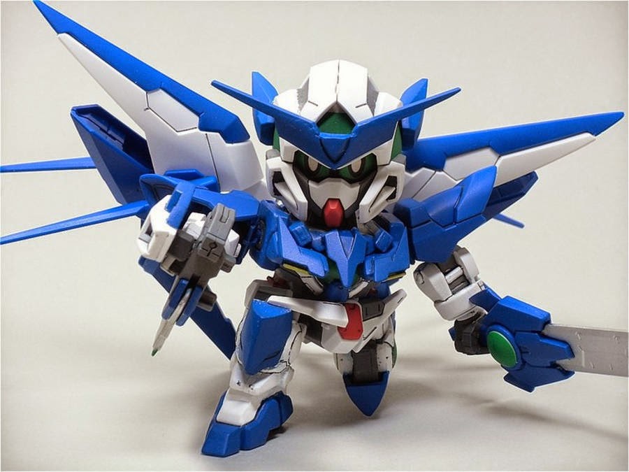 Custom Build: SD x HG Gundam Amazing Exia
