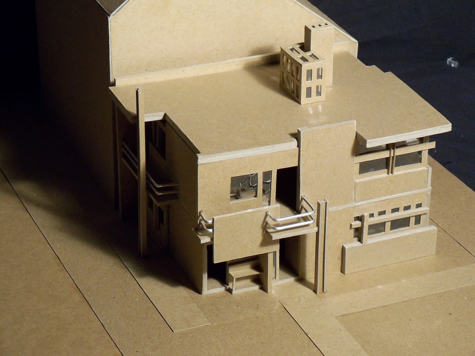 Edward Bauknight Designs: Model of the Rietveld-Schroder House