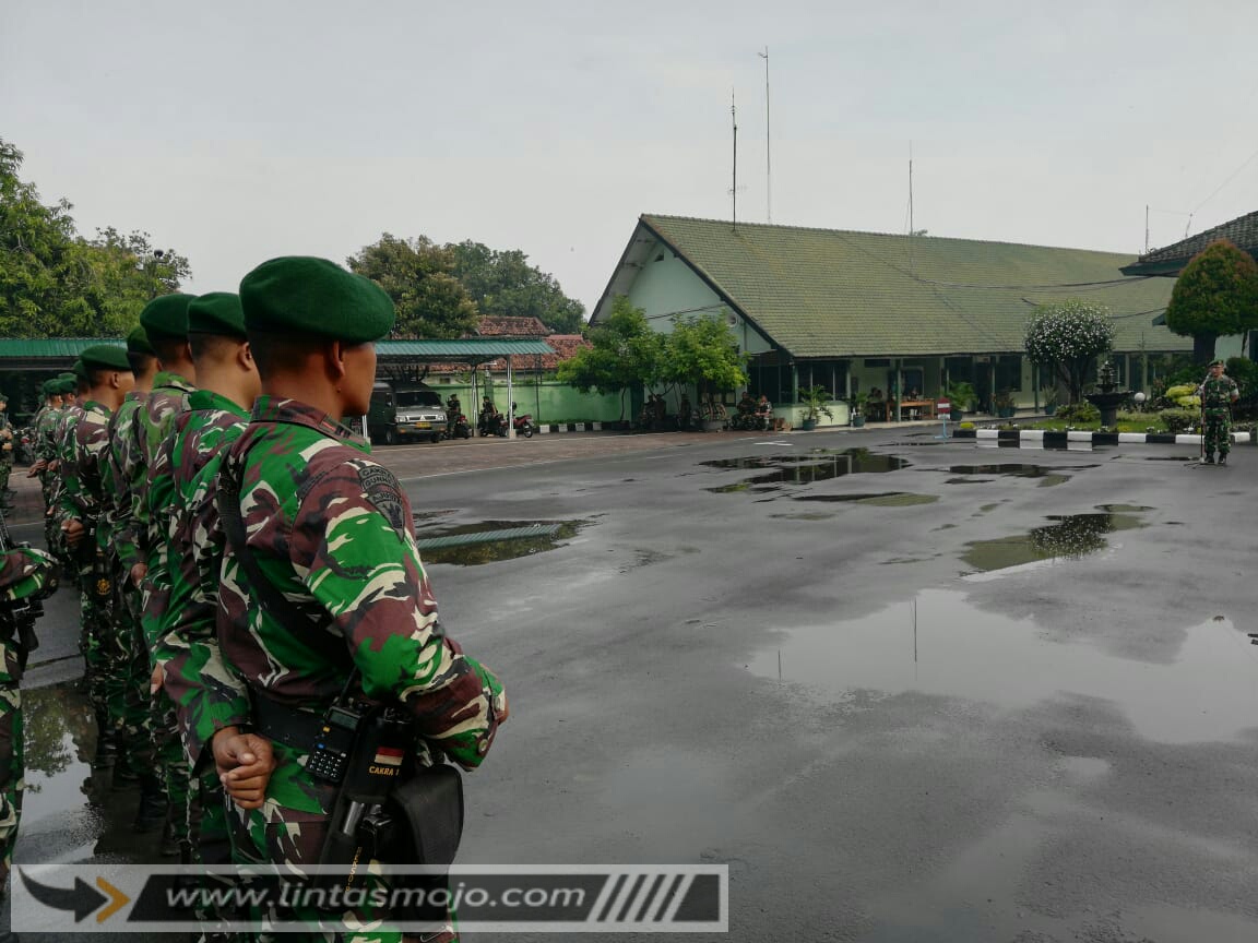 Gelar Kesiapan Pengamanan Pemilu 2019 di Korem 082/CPYJ