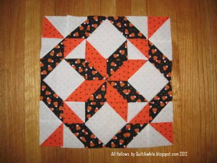 QuiltAwhile: All Hallows block