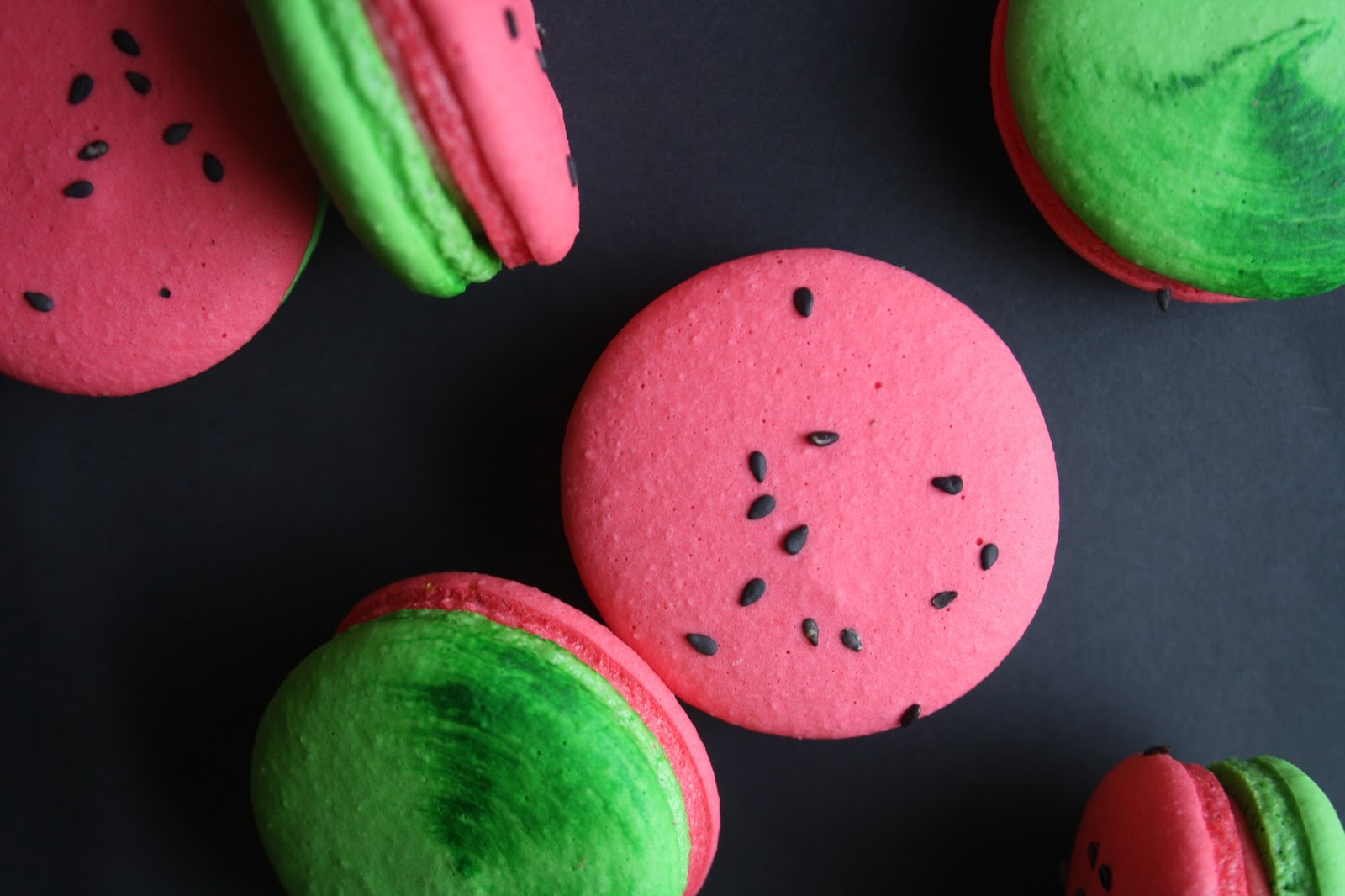 Floral Frosting: Watermelon Macarons