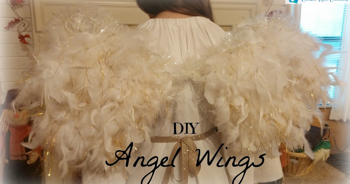 Coastal Mom Creations: Homemade Angel Wings