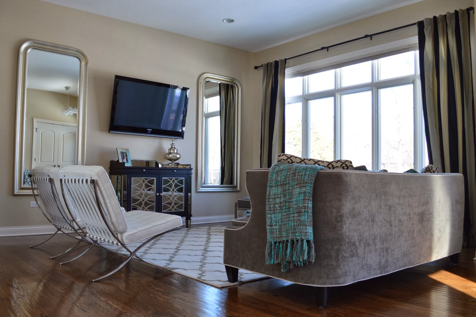 Inspired Living: Client Progress: Living Room Budget Re-do