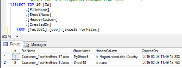 Welcome To TechBrothersIT: How to Load Matching Sheets from Excel to ...