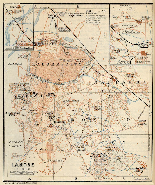 Mapping Resources For India: Baedeker's Maps 1914