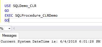 Steps for how to create CLR Stored Procedure in SQL Server