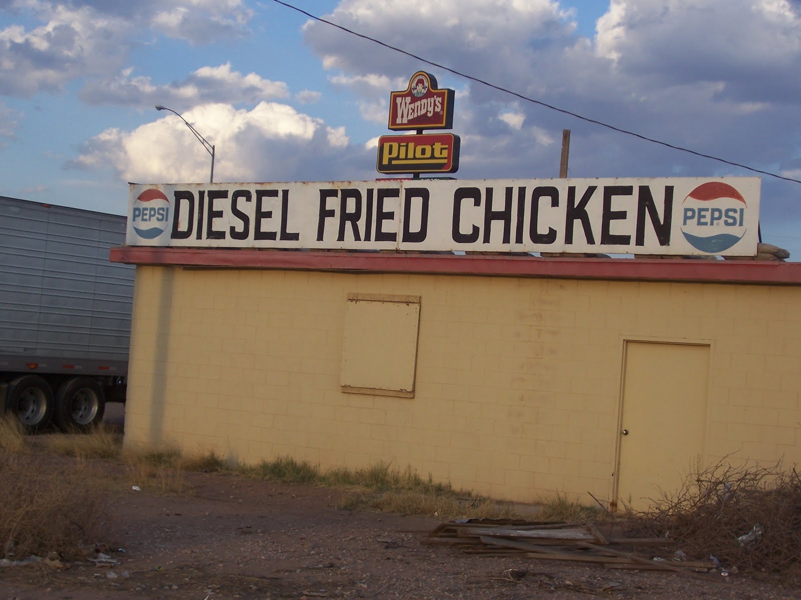 The sell flavored diesel now? The future is here! Let's see...is my ...