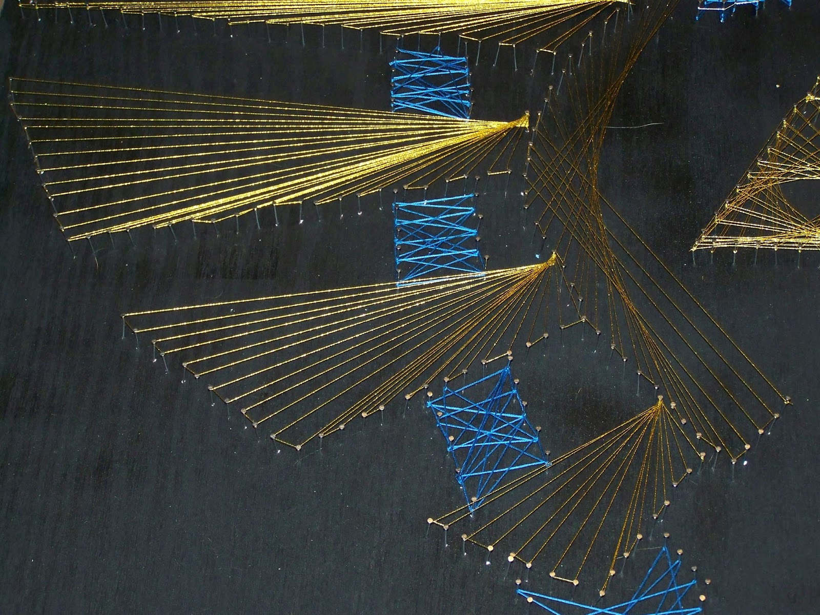 The Eclectic Otter: String Art-Part Four- Curves and Wings