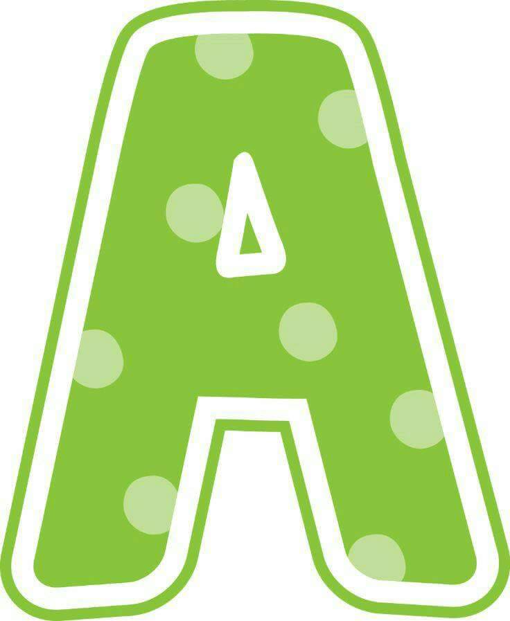 Abecedario de letras gigantes 2