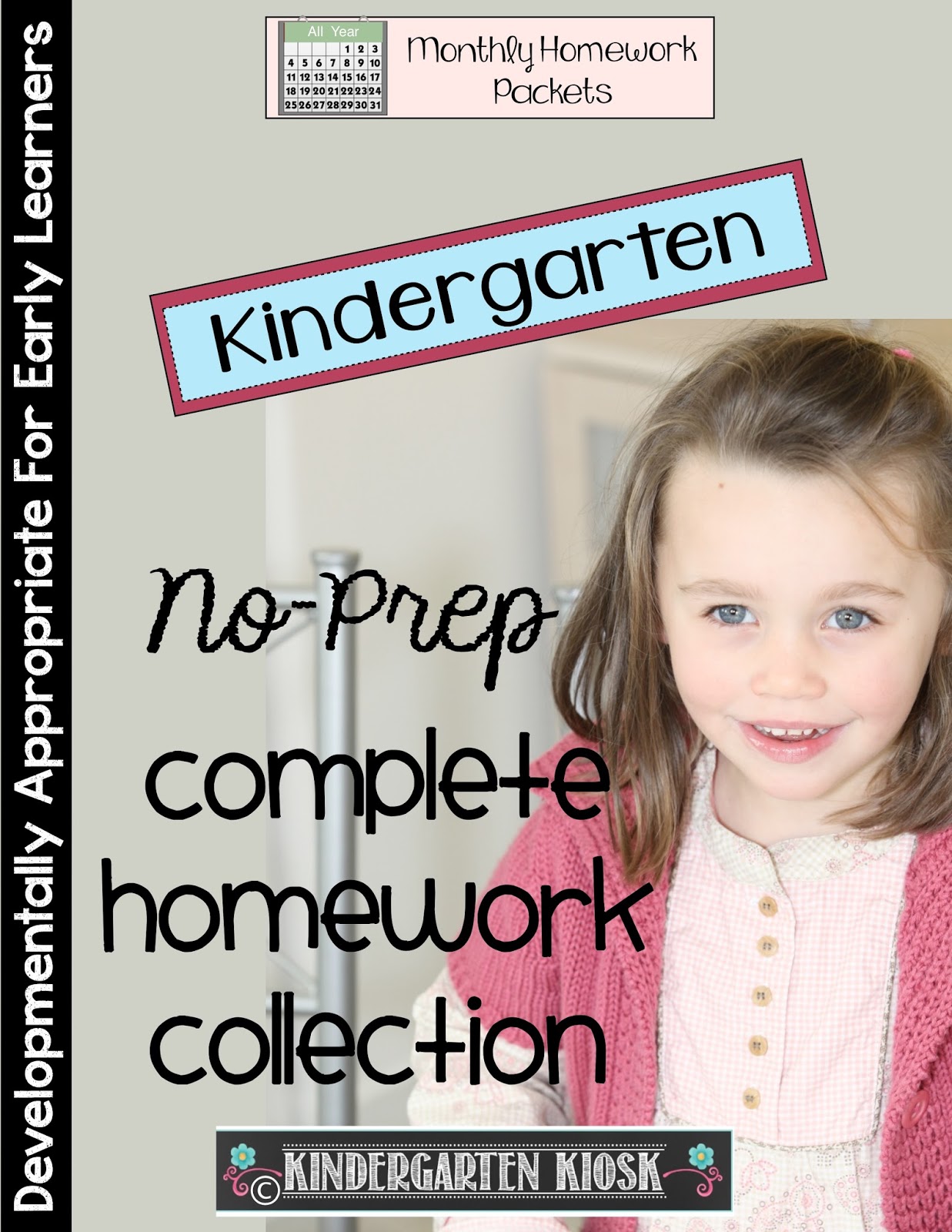 Kindergarten Kiosk Kindergarten Homework No Prep And Developmentally Kindergarten Kiosk Kindergarten Homework No Prep And Developmentally