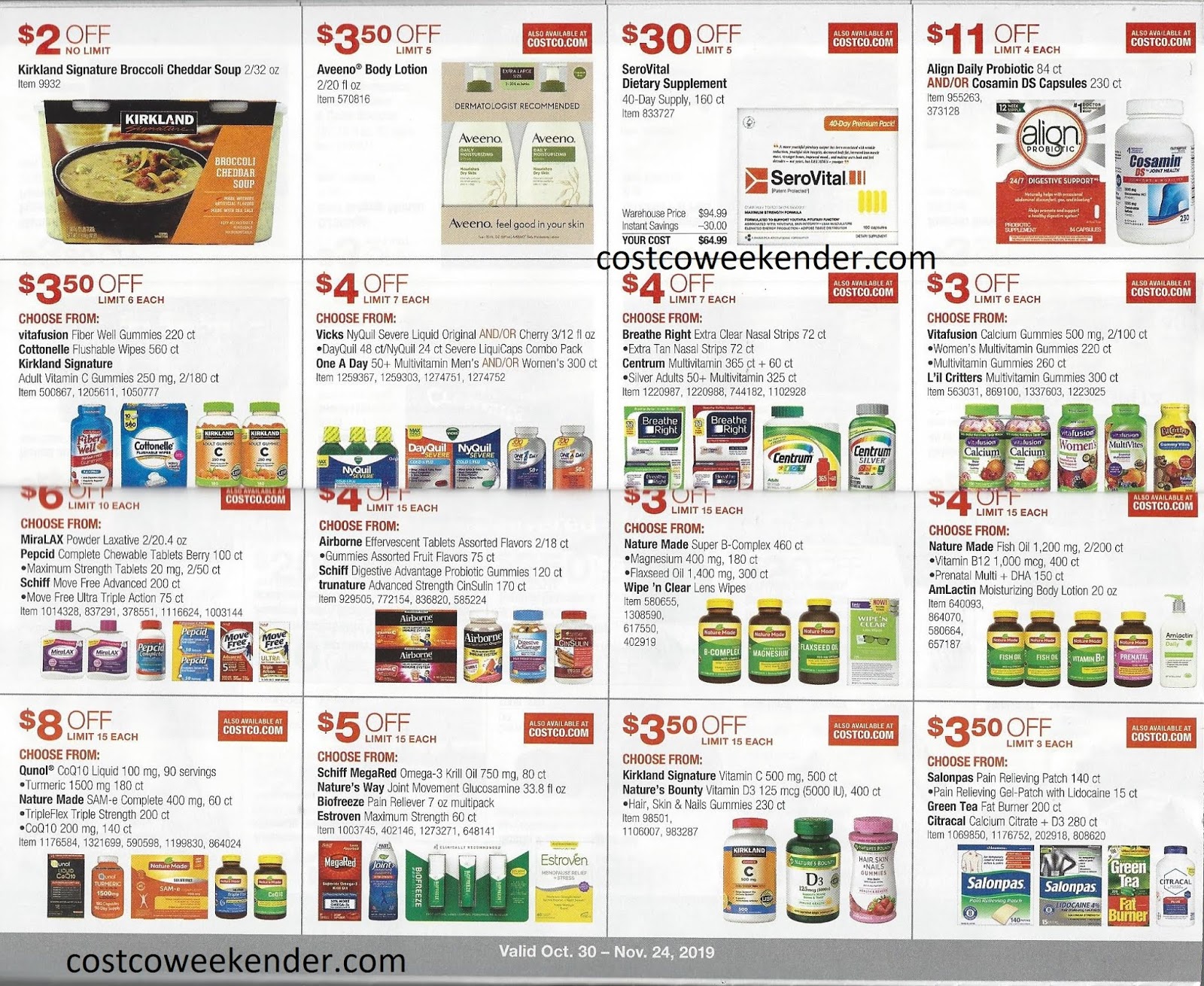 Costco November 2019 Coupon Book | Costco Weekender