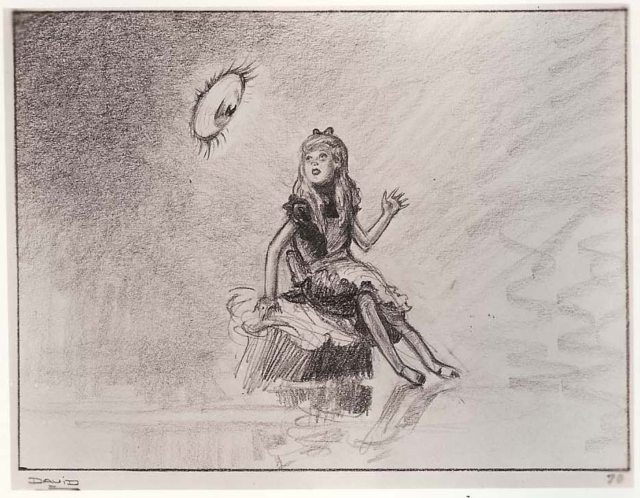 Vintage Disney Alice in Wonderland: David Hall Story Art Stills - The ...