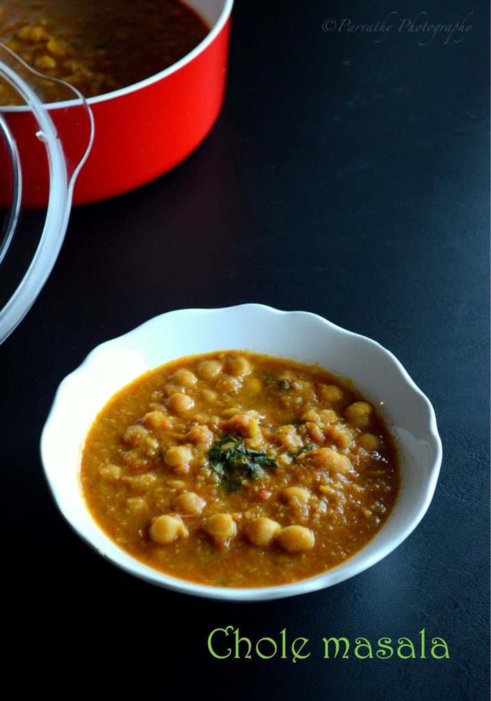 Paru's Kitchen: Chole Masala | Chana Masala Recipe- For Chapathi, Poori ...