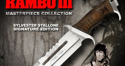 Acero y Magia: Cuchillo Rambo III Sylvester Stallone Signature Edition