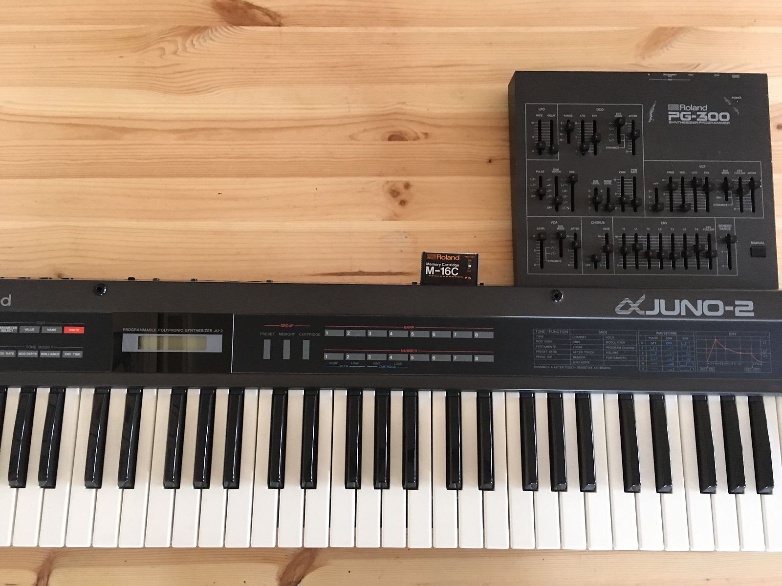 MATRIXSYNTH: Roland Alpha Juno 2 with PG 300